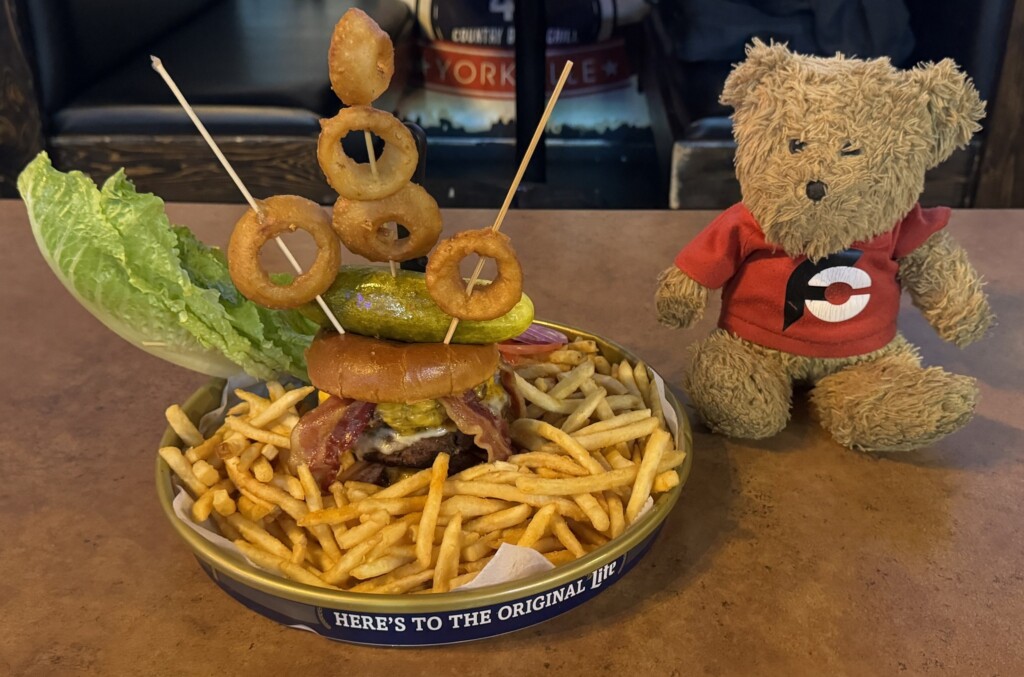 Roadhouse Bar & Grill's "Big Hoss" Burger Challenge (Yorkville ...