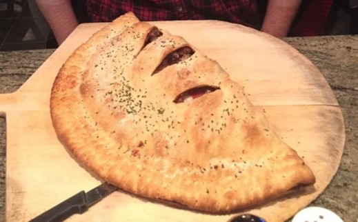 Caliendo's "Wise Guy" Calzone Challenge - FoodChallenges.com ...