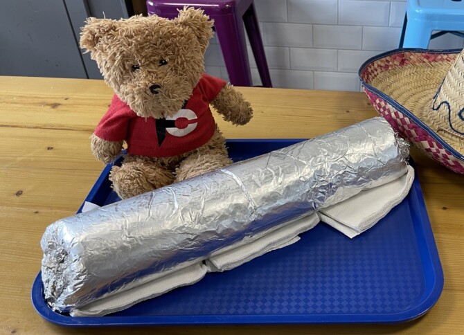 Guapo's 36 Inch Long Triple Mexican Burrito Challenge Derry Northern ...
